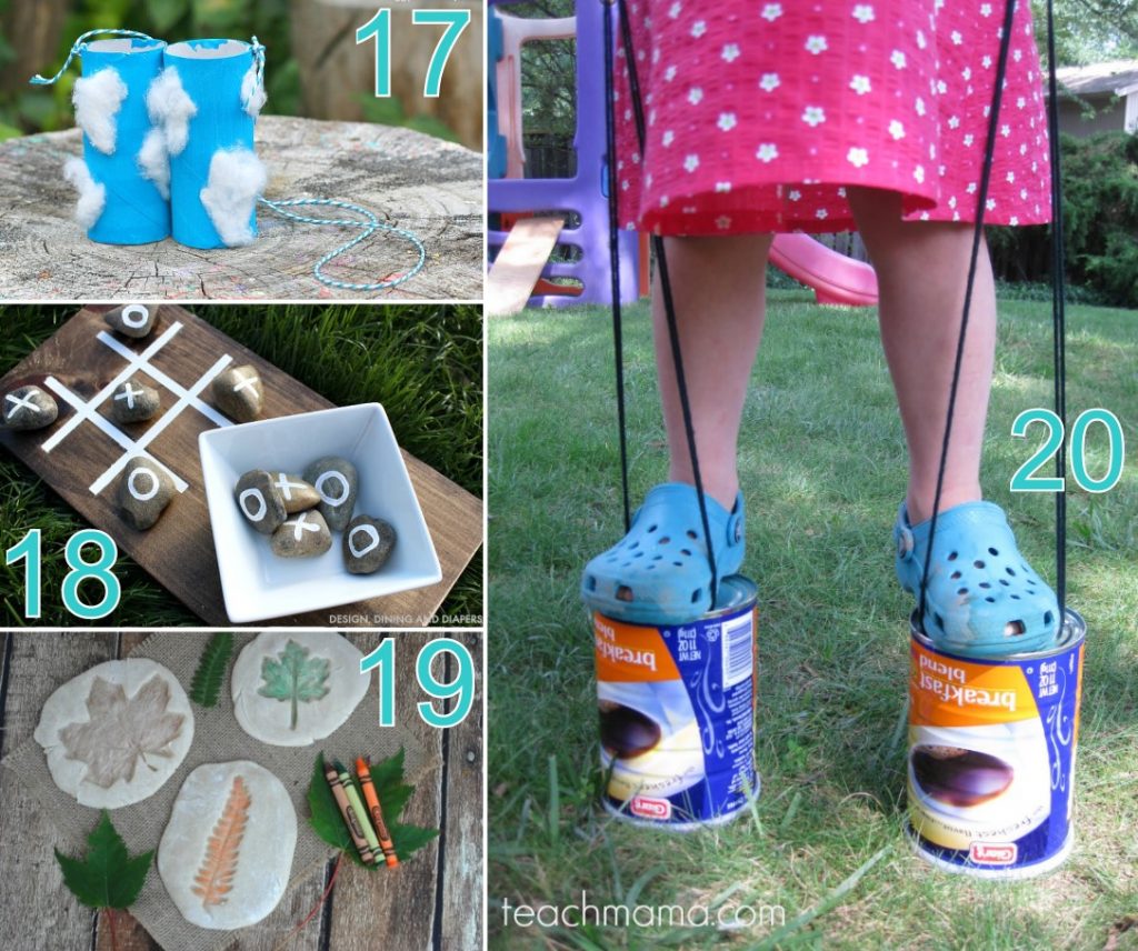 20 Fun Outdoor Craft Ideas For Kids The Scrap Shoppe