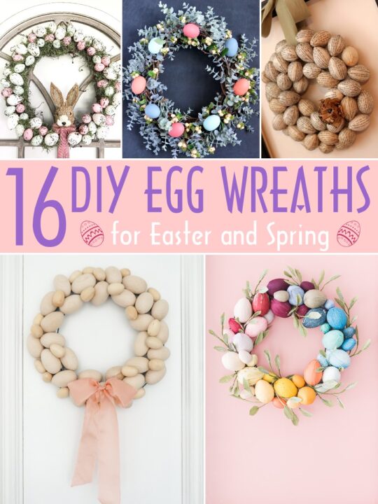 16 DIY Egg Wreaths - The Scrap Shoppe - easter