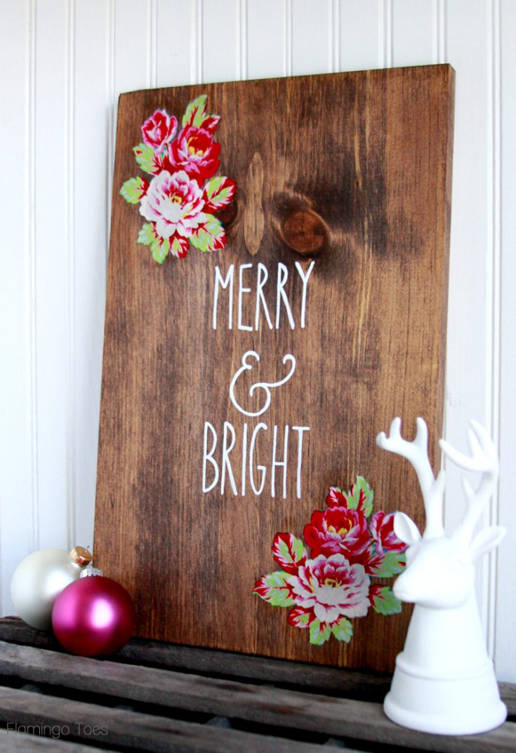 DIY Christmas Signs - The Scrap Shoppe