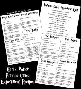 Harry Potter Potions Class - Part 1 - The Scrap Shoppe