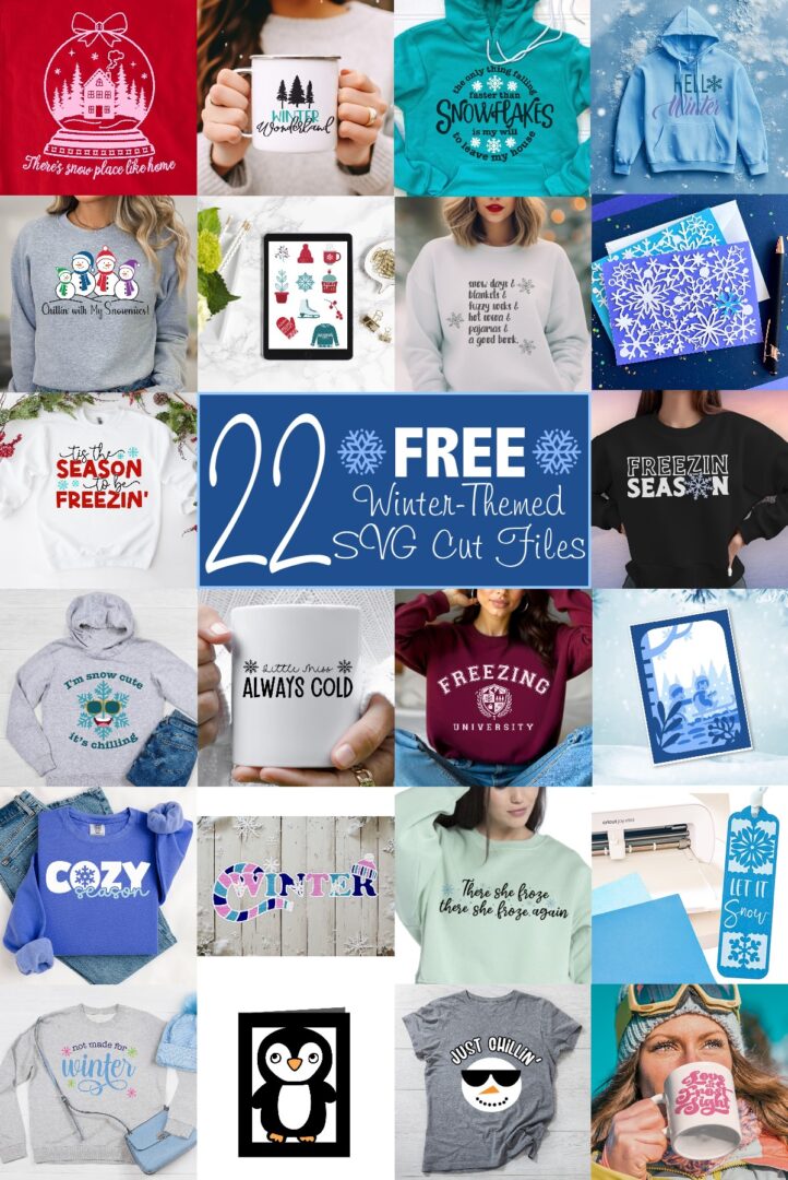 Snow Place Like Home FREE SVG +21 More FREE Winter Cut Files! - The ...